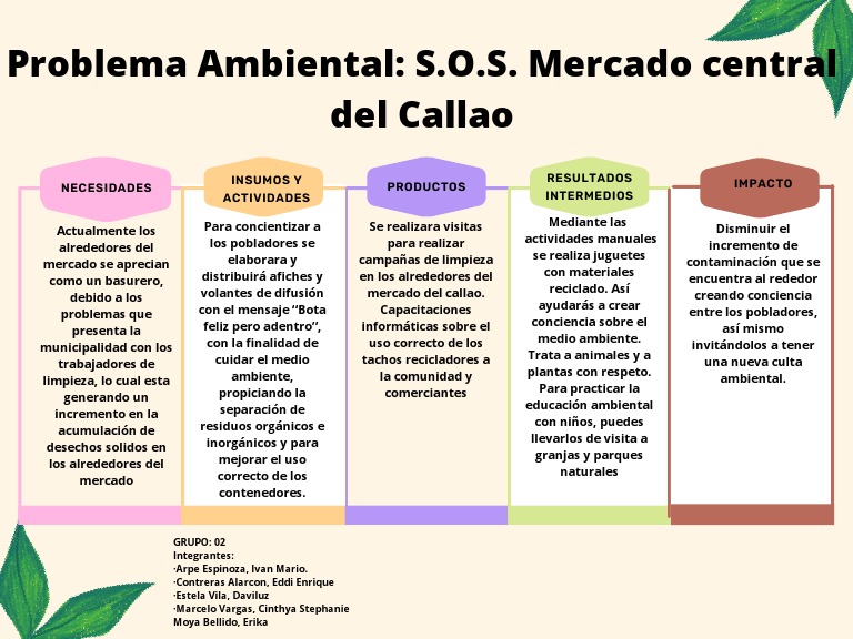 Problema Ambiental S.O.S. Mercado Central Del Callao | PDF | Residuos ...