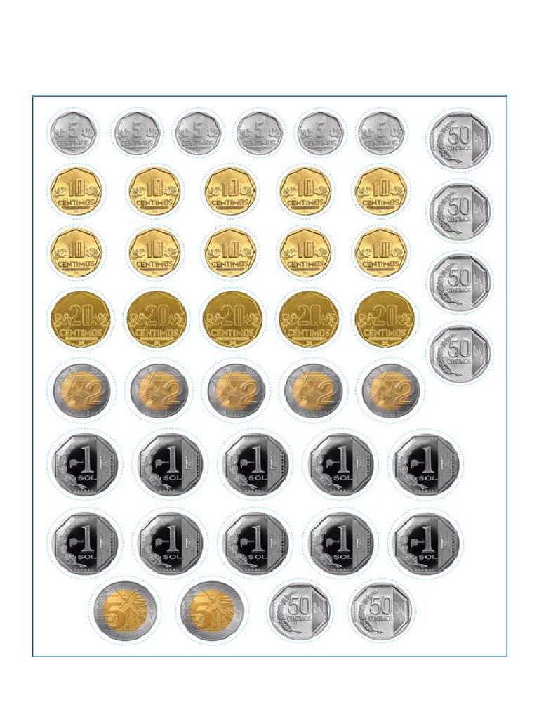 Monedas y Billetes IMPRIMIR 1 163242568 | PDF