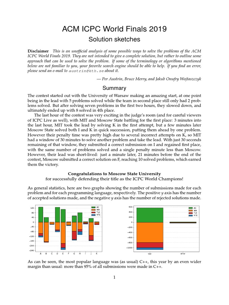 Finals 2019 Solutions | Download Free PDF | Mathematics | Applied Mathematics