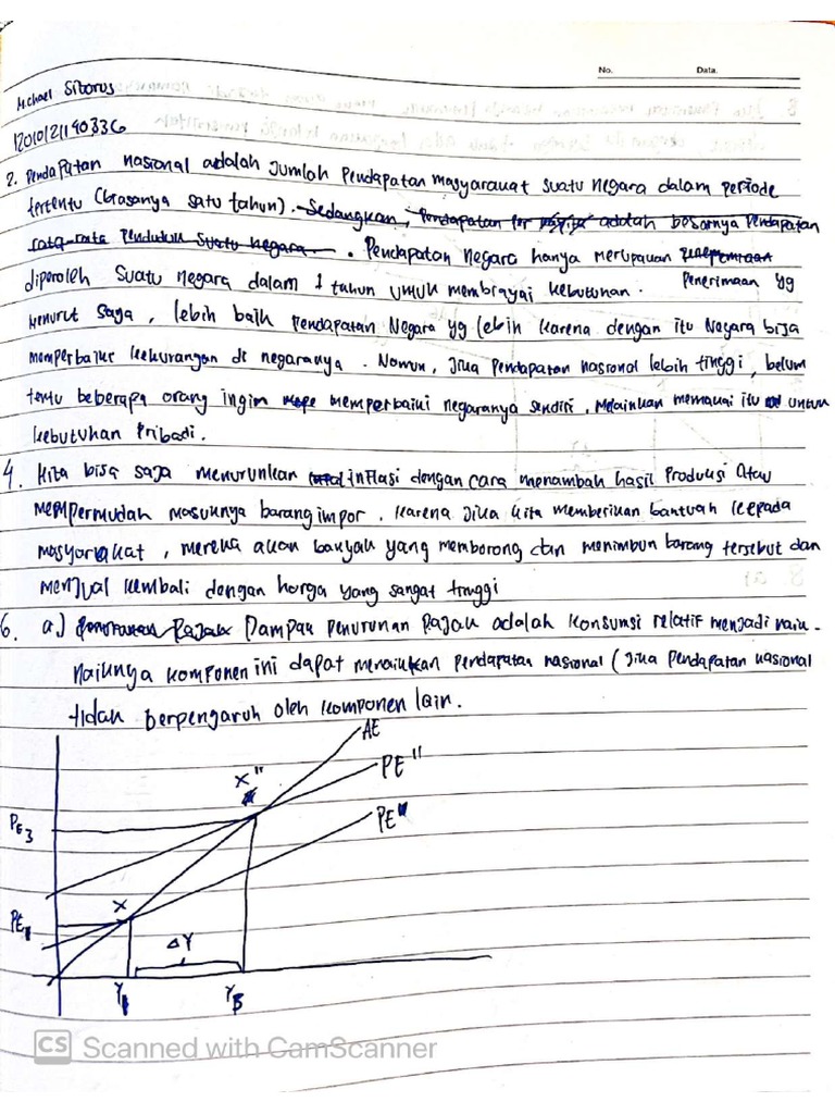 Michael SItorus - 12010121140336 - UTS - Makro | PDF