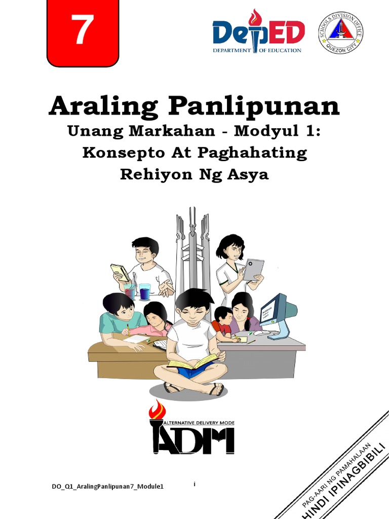 AP 7 - Q1 - Module 1 - Konsepto at Paghahating Rehiyon NG Asya ...