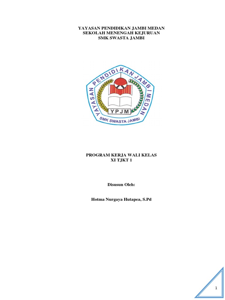 Proker Wali Kelas X TKJ 1 | PDF