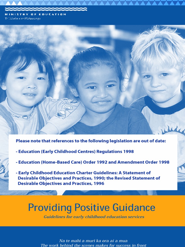 Positive Guidance in Early Childhood | PDF | Child Care | Early ...