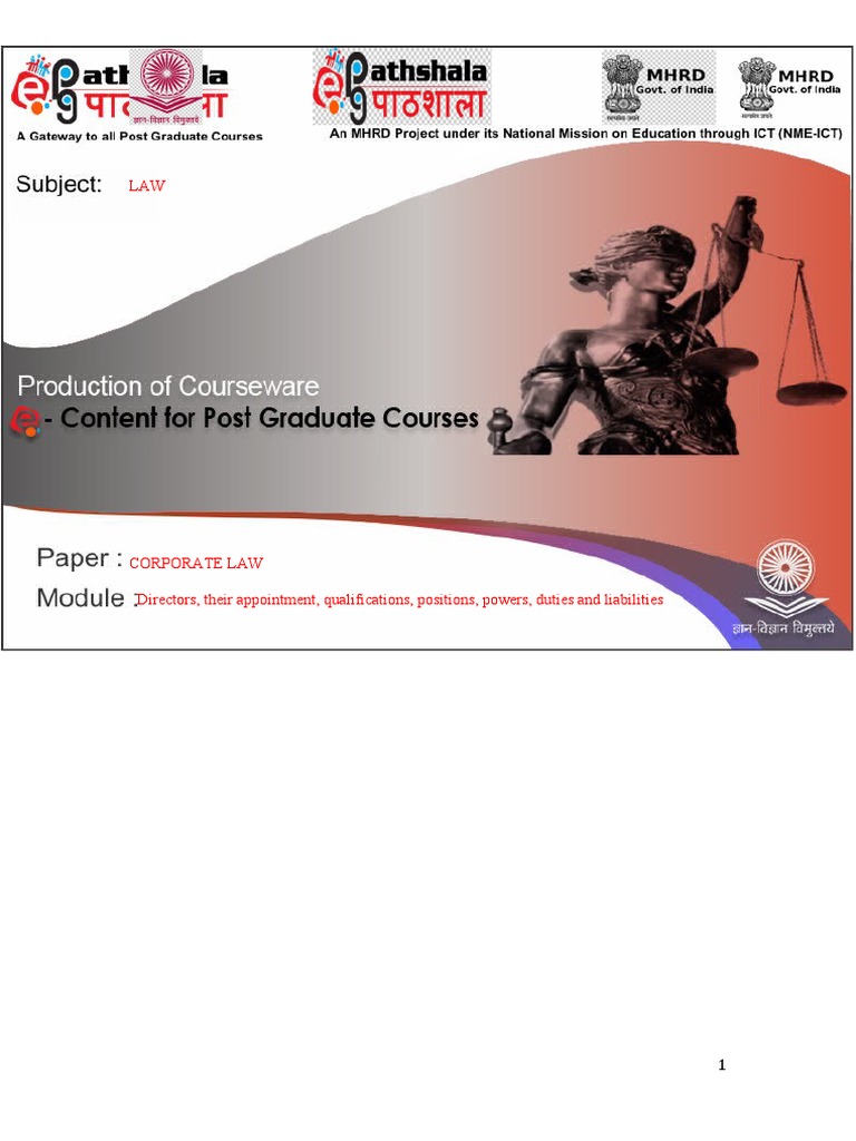 Revised Law p3 m17 w6 Et | PDF | Board Of Directors | Loans