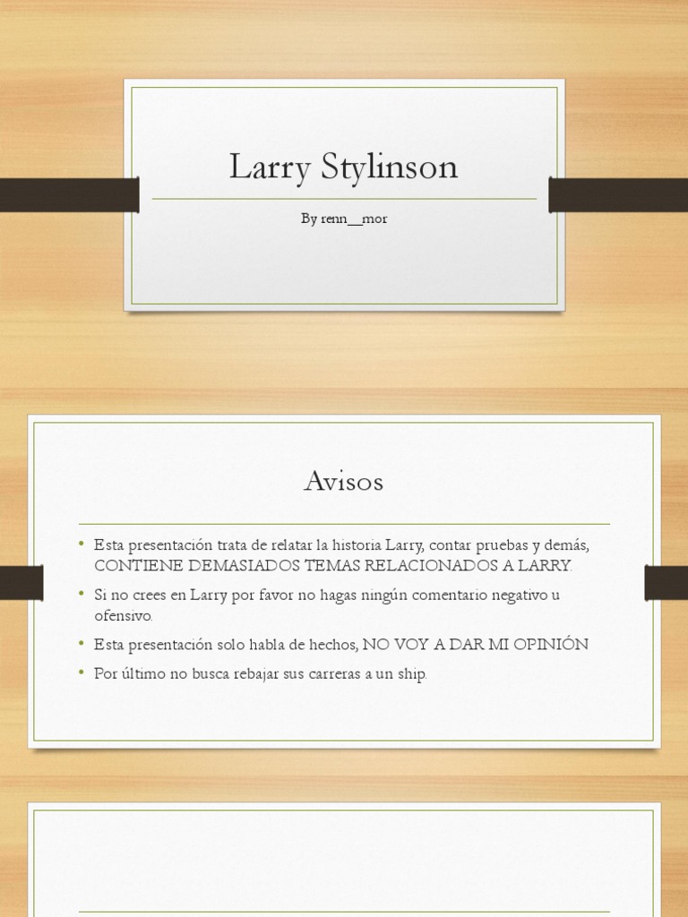 Larry Stylinsonby Renn Mor | PDF | Tatuaje | Una sola dirección