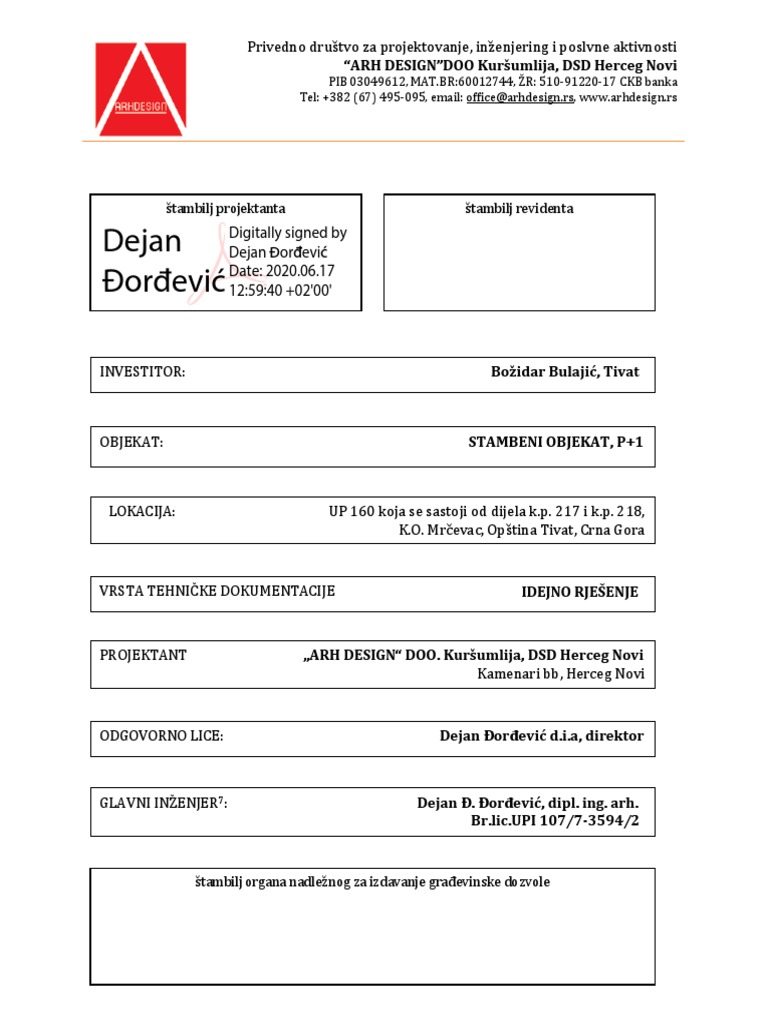 Ir Bulajic Bozidar Up160 Elp | PDF