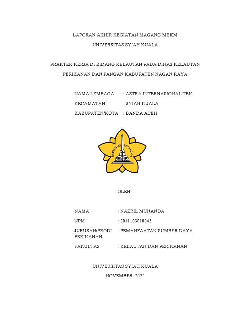 Kontol Laporan Akhir Kegiatan Magang MBKM | PDF Kontol Laporan Akhir Kegiatan Magang MBKM | PDF