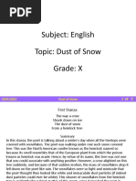 Fog Class 10 English Poem 8 | PDF | Fog | Poetry