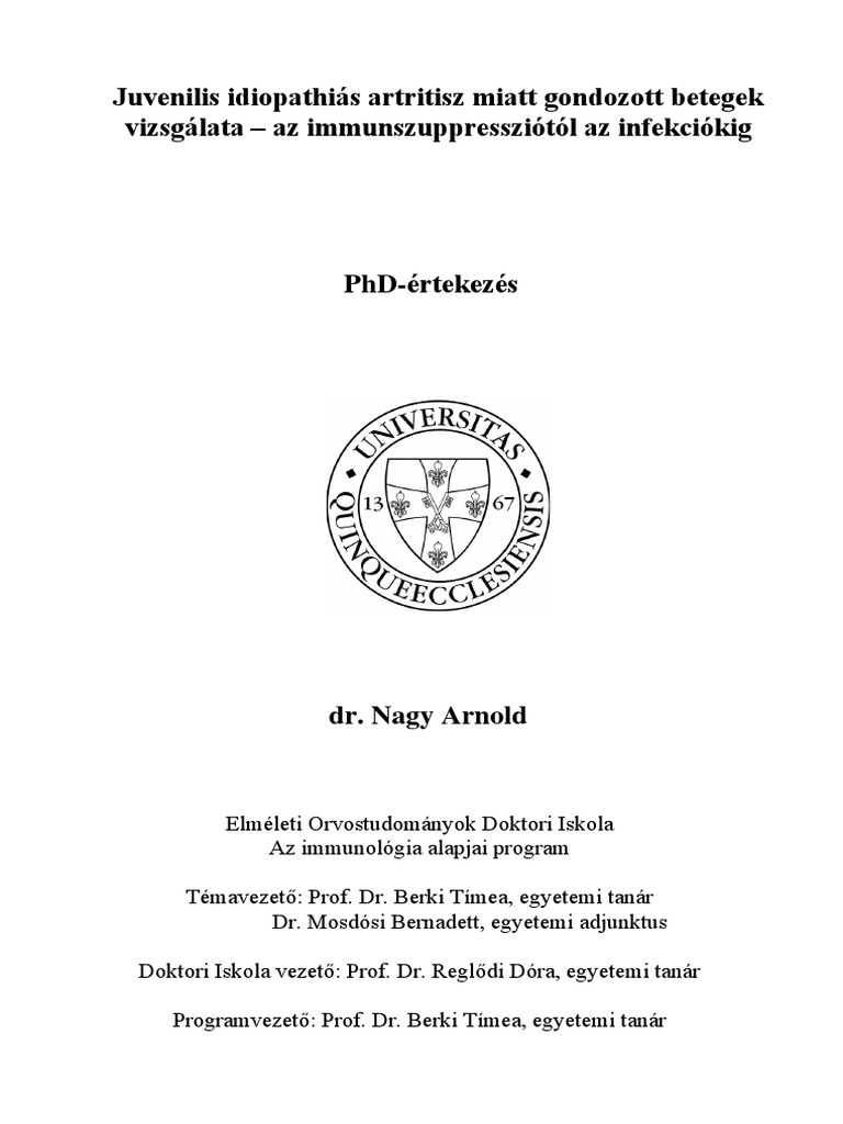 Nagy Arnold PHD 2022 | PDF