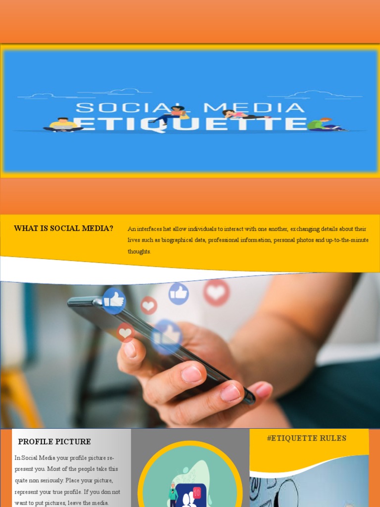 Social Media Etiquette Guidelines | PDF | Facebook | Popular Culture ...