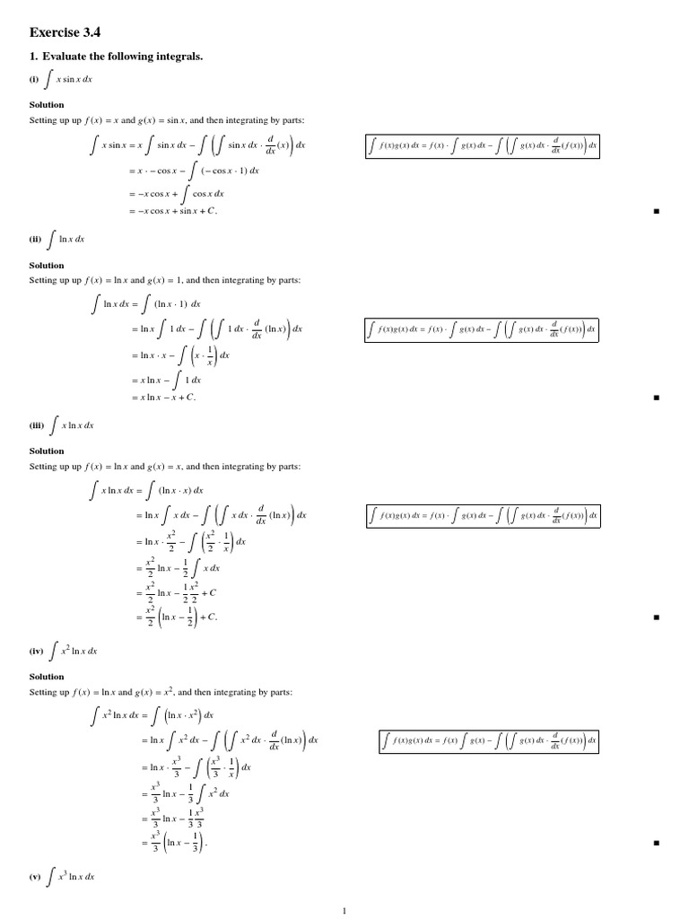 Exercise 3.4 | PDF
