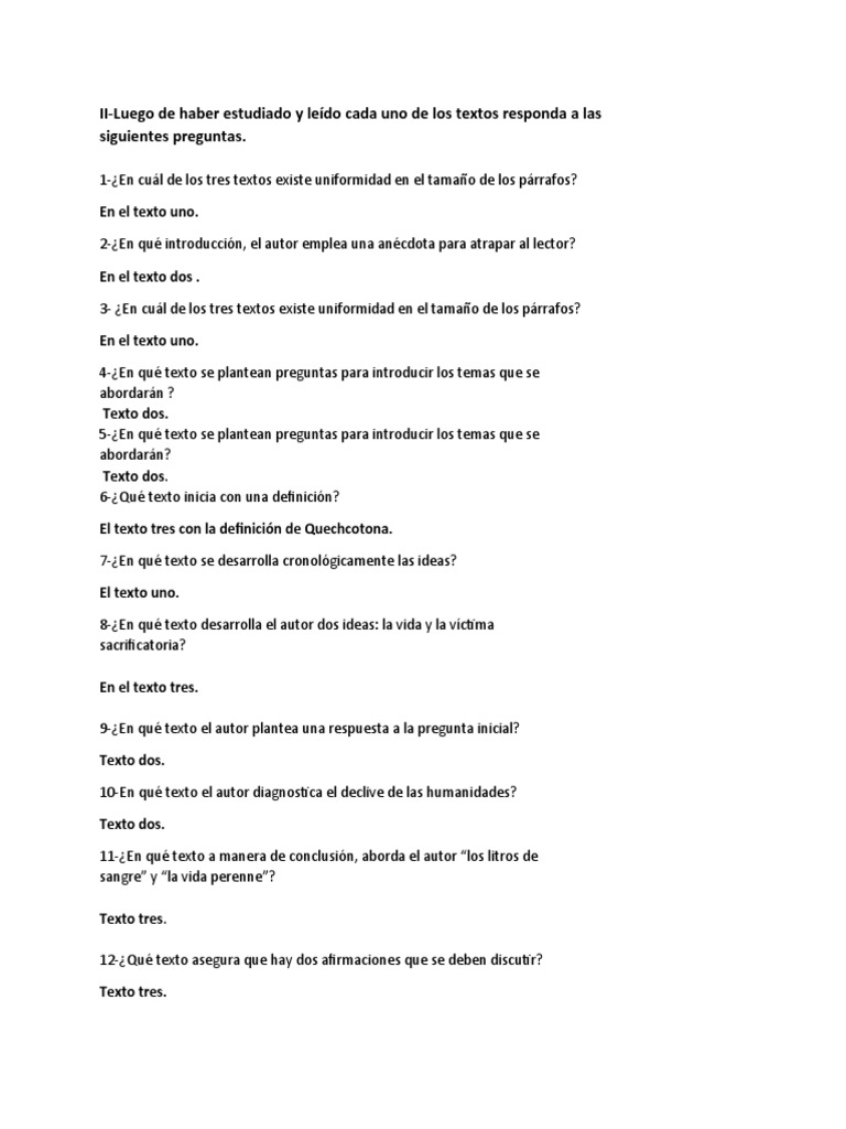 Tarea de La Semana | PDF