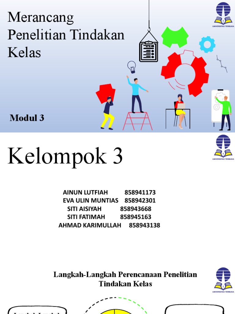 Merancang Penelitian Tindakan Kelas: Modul 3 | PDF