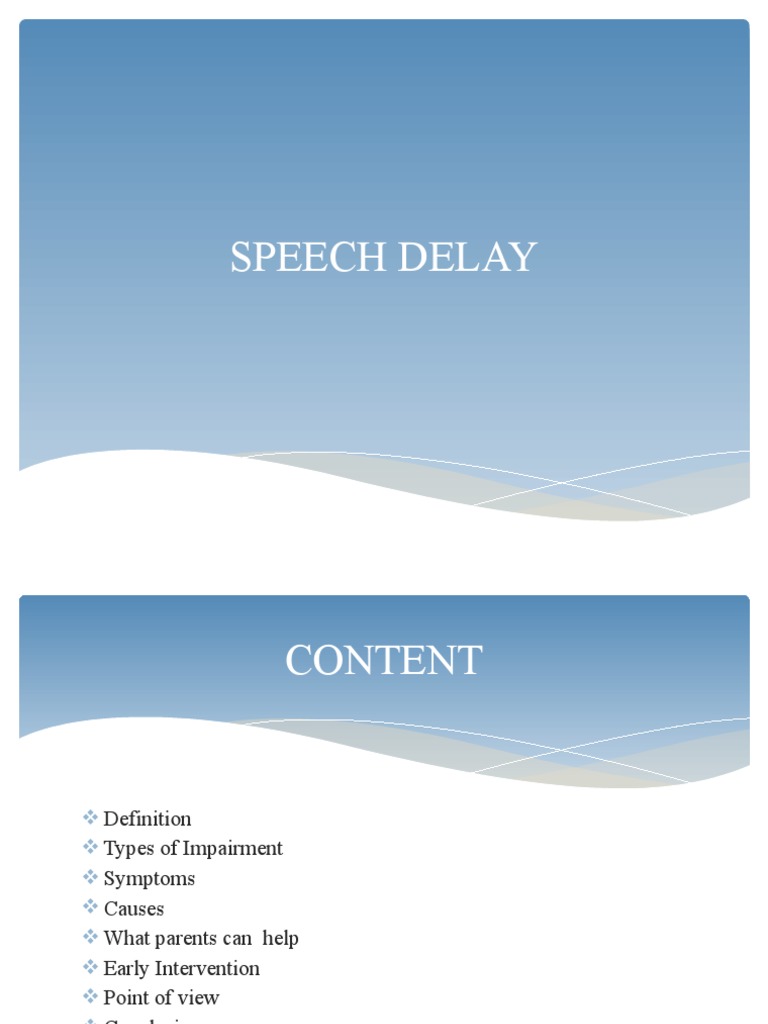 Understanding Speech Delays: Causes, Symptoms, and the Importance of ...