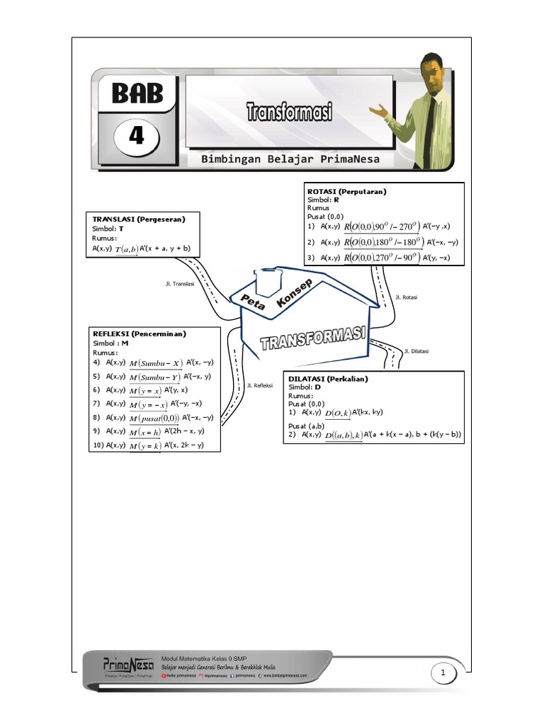 Mat Bab 4 Rangkuman Transformasi | PDF