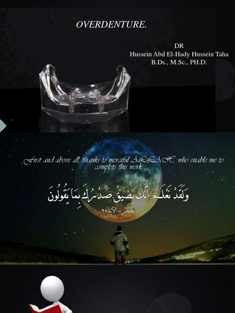 Overdenture 4th Year 15-3-2020 | PDF | Dentures | Dental Implant