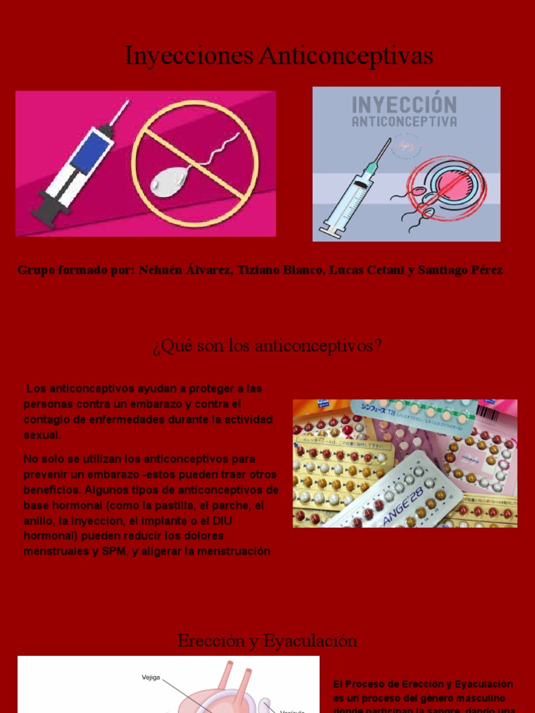 Inyecciones Anticonceptivas: Guía Completa | PDF | Salud y bienestar
