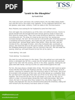 Lamb To The Slaughter - Roald Dahl (1916-1990) | PDF