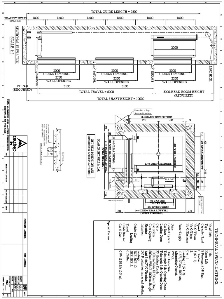 Cantilever_GAD-01 | PDF | Elevator | Civil Engineering