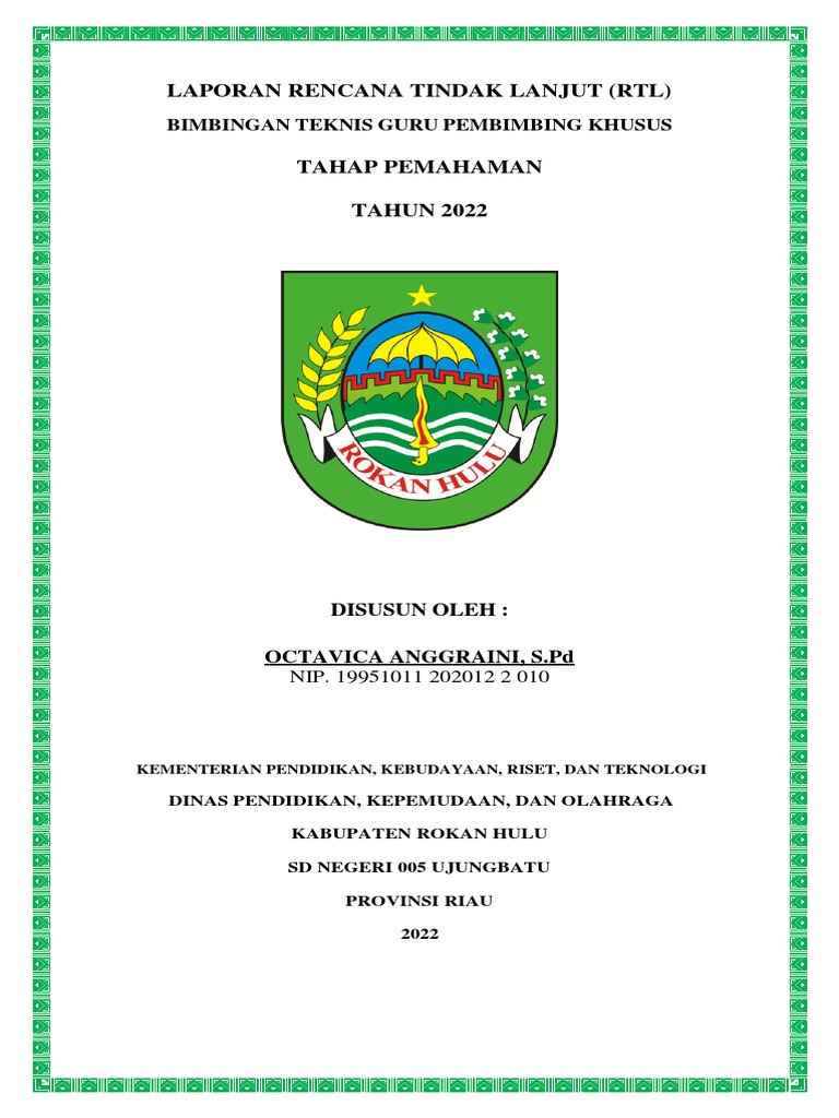 Laporan RTL Bimtek GPK - Octavica Anggraini | PDF