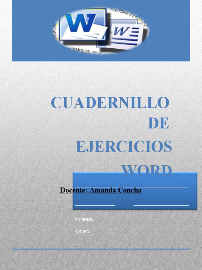 Cuadernillo de Word AVTIVIDAD | PDF | Microsoft Word | Archivo de ... Cuadernillo de Word AVTIVIDAD | PDF | Microsoft Word | Archivo de ...