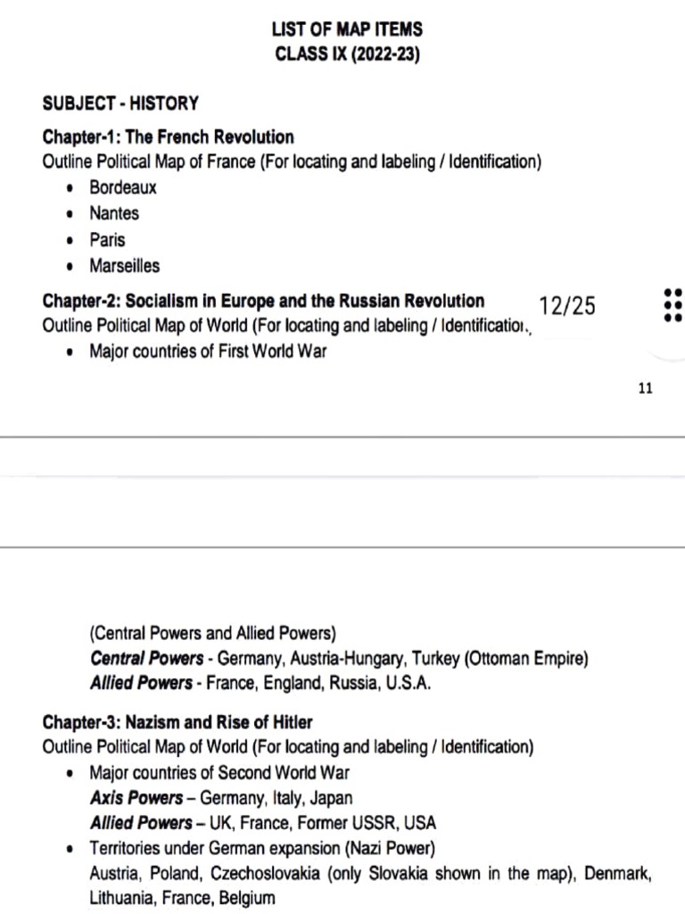 Subject Enrichment For Class-Ix (Map File) | PDF | Physiographic Divisions | Geography