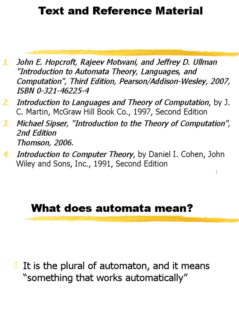 Lesson 01 | PDF | Automata Theory | String (Computer Science)