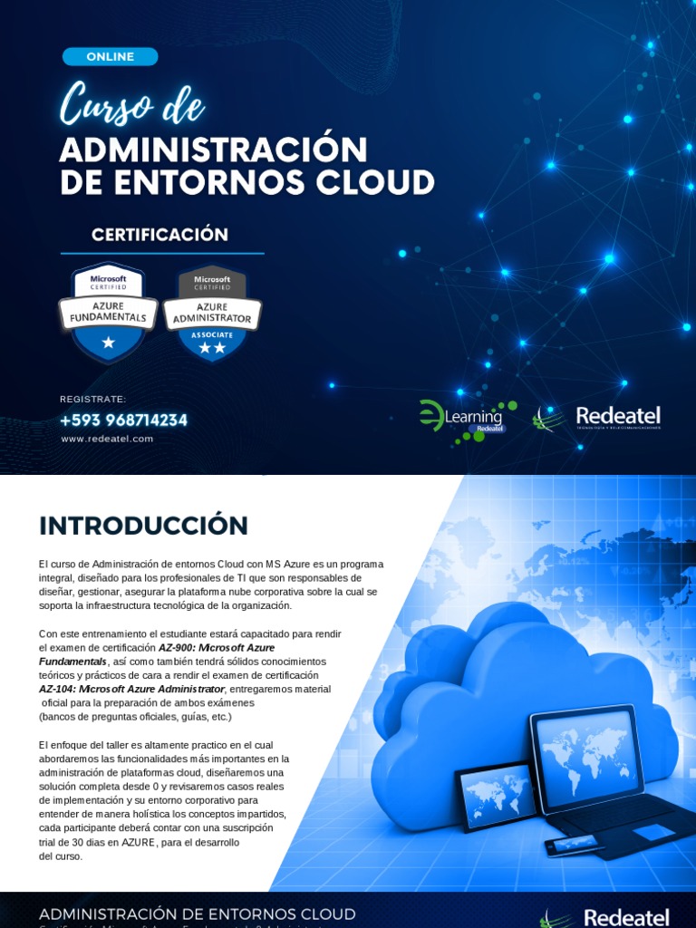 Brochure - Adm Cloud Azure | PDF | Computación en la nube | Microsoft Azure