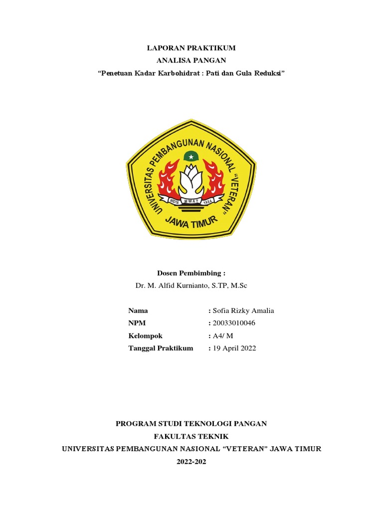 Penentuan Gula Pereduksi Dan Pati - Kelompok M | PDF