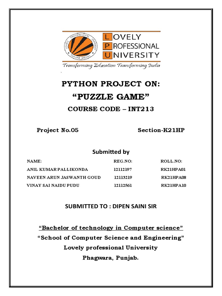 Word Puzzle Project | Download Free PDF | Thought | Software