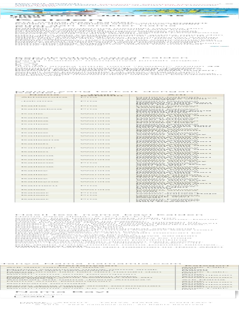 Arti Nama Kaiden, Sifat, Karakter, Dan Kombinasi Yang Populer Untuk ...