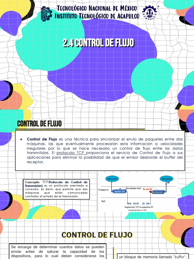 2.4 Control de Flujo | PDF | Tecnología de información y comunicaciones ...