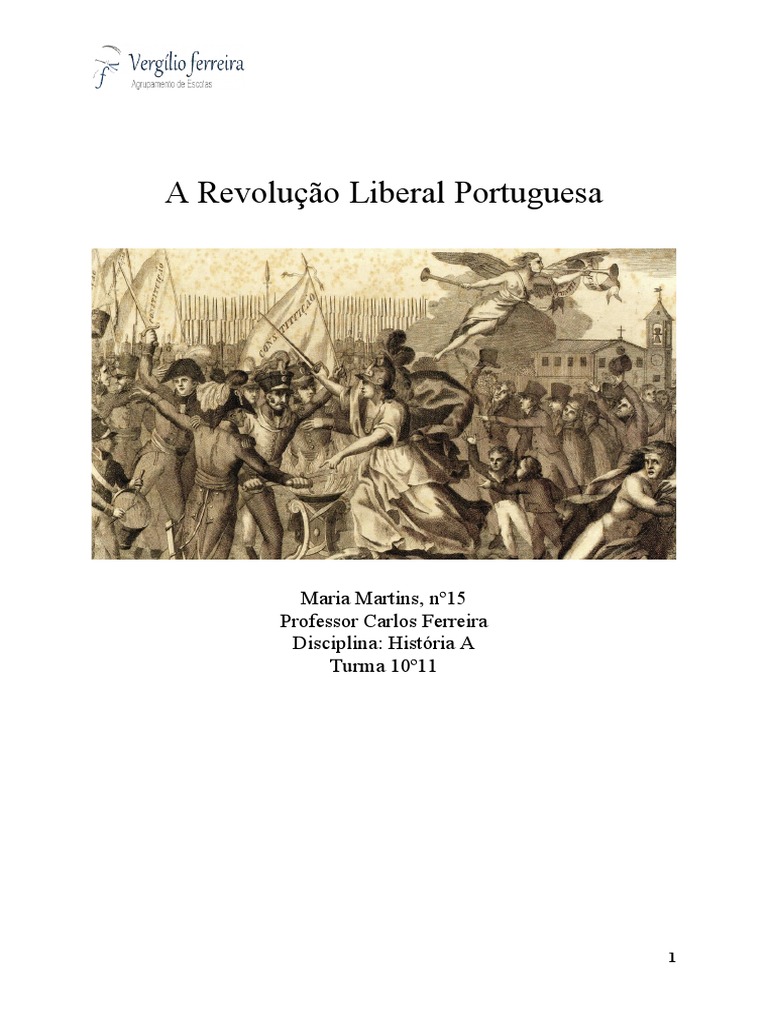 Revolução Liberal Portuguesa de 1820 | PDF | Revolução Francesa | Portugal