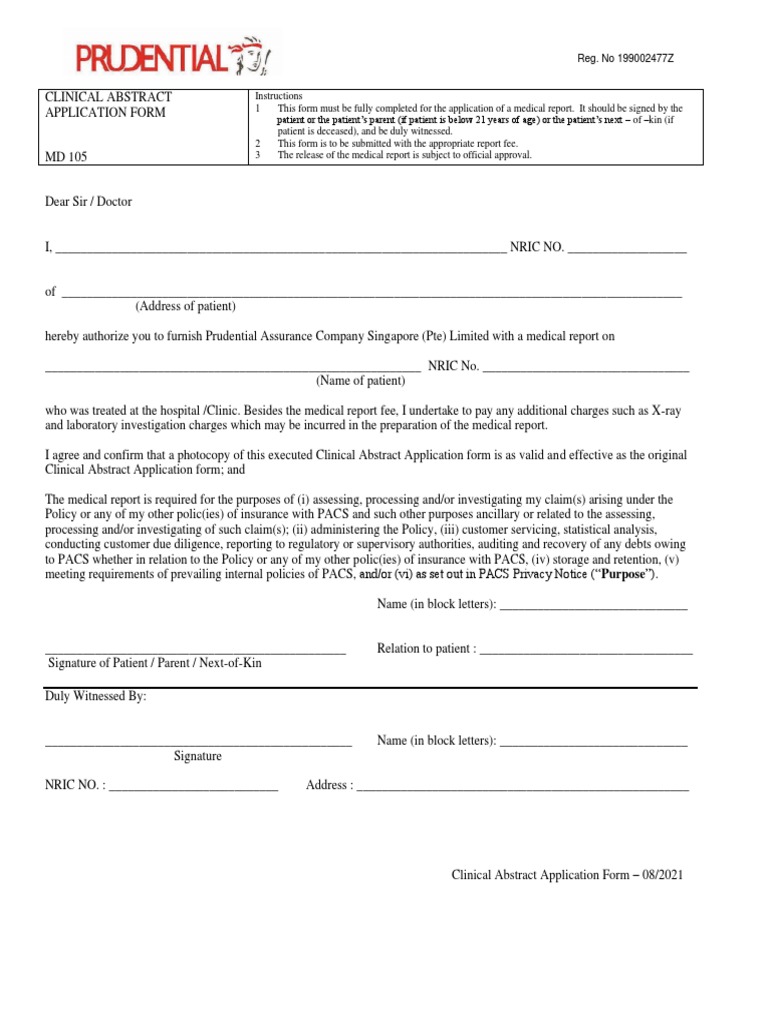 clinical_abstract_form | PDF | Health Sciences | Medicine