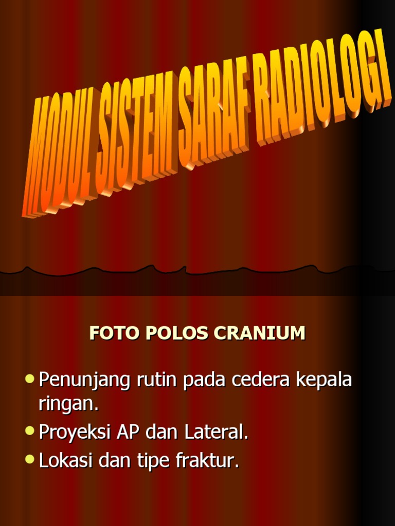 5.titiek - Foto Polos - CT-Scan Cranium | PDF