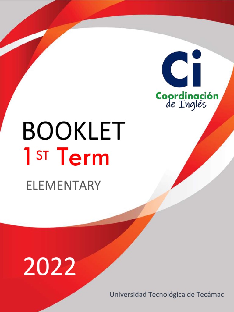 1o Booklet Elementary | PDF | Grandparent | English Language
