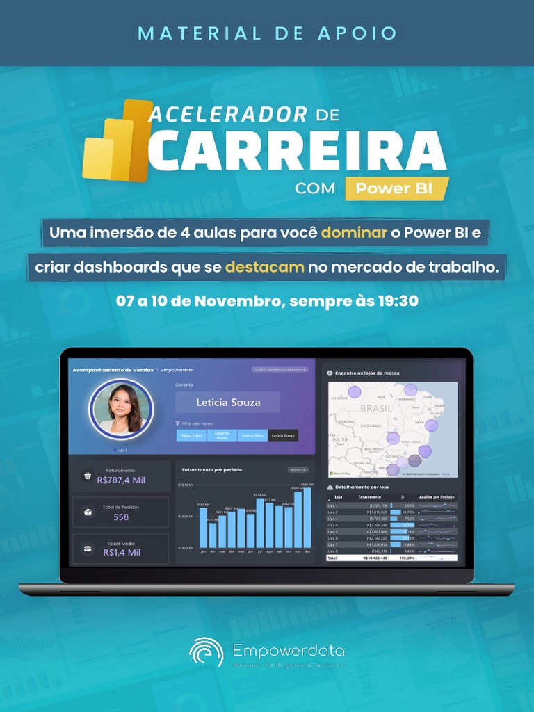 Power BI - Material de Apoio VIP | PDF | Microsoft Excel | Inteligência ...