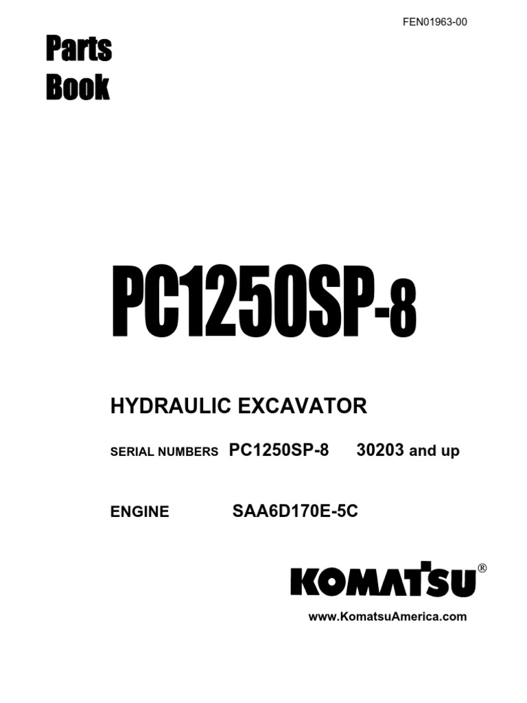 PC1250SP-8 PARTES - All | PDF | Moteur à combustion interne | Huile de ...
