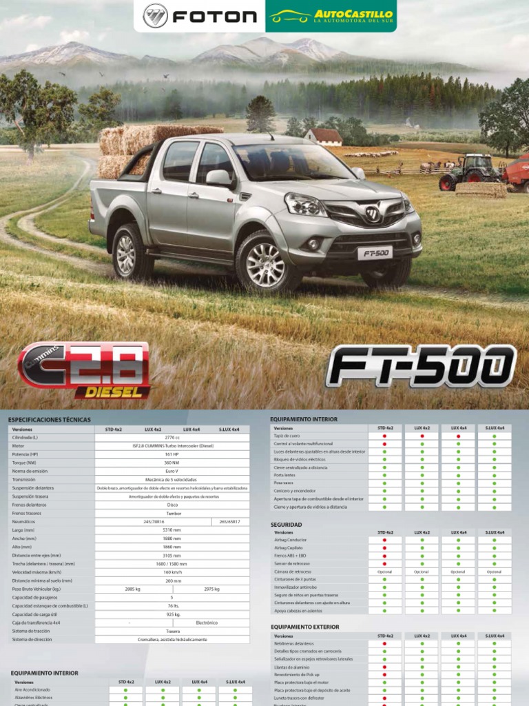 Foton Ft-500 | PDF