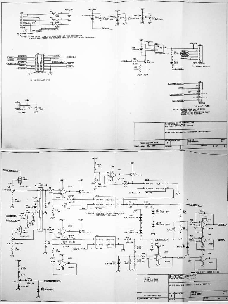 Faxitron MX-20 Circuit Design Guide | PDF
