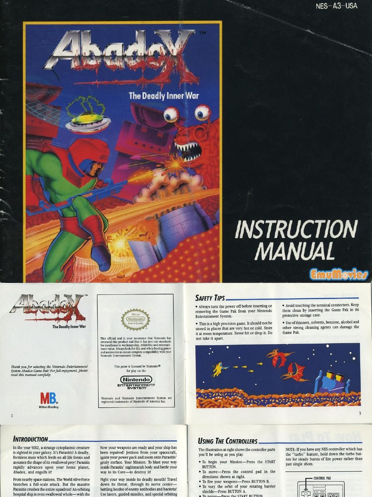 Abadox - The Deadly Inner War (USA) | PDF