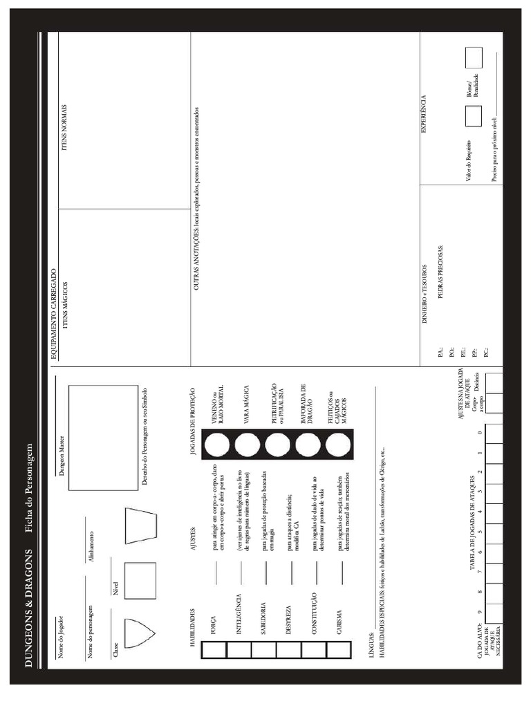Ficha D&D Grow | PDF