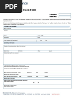 360 Commercial Claim Form | PDF | Insurance | Privacy
