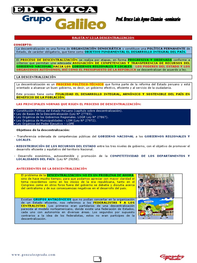 Tema 13-Civica-Bruce Ayme | PDF | Alcalde | Gobierno local