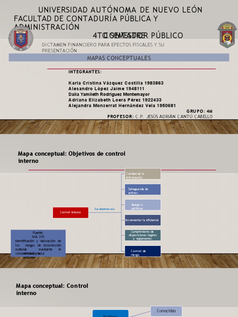 Mapa Conceptual de Control Interno | PDF | Contralor | Auditoría