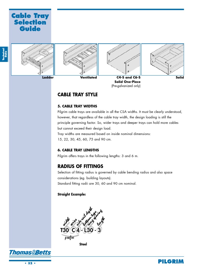 Cable Tray Selection Guide: A Comprehensive Review of Pilgrim Cable Trays | PDF | Galvanization ...