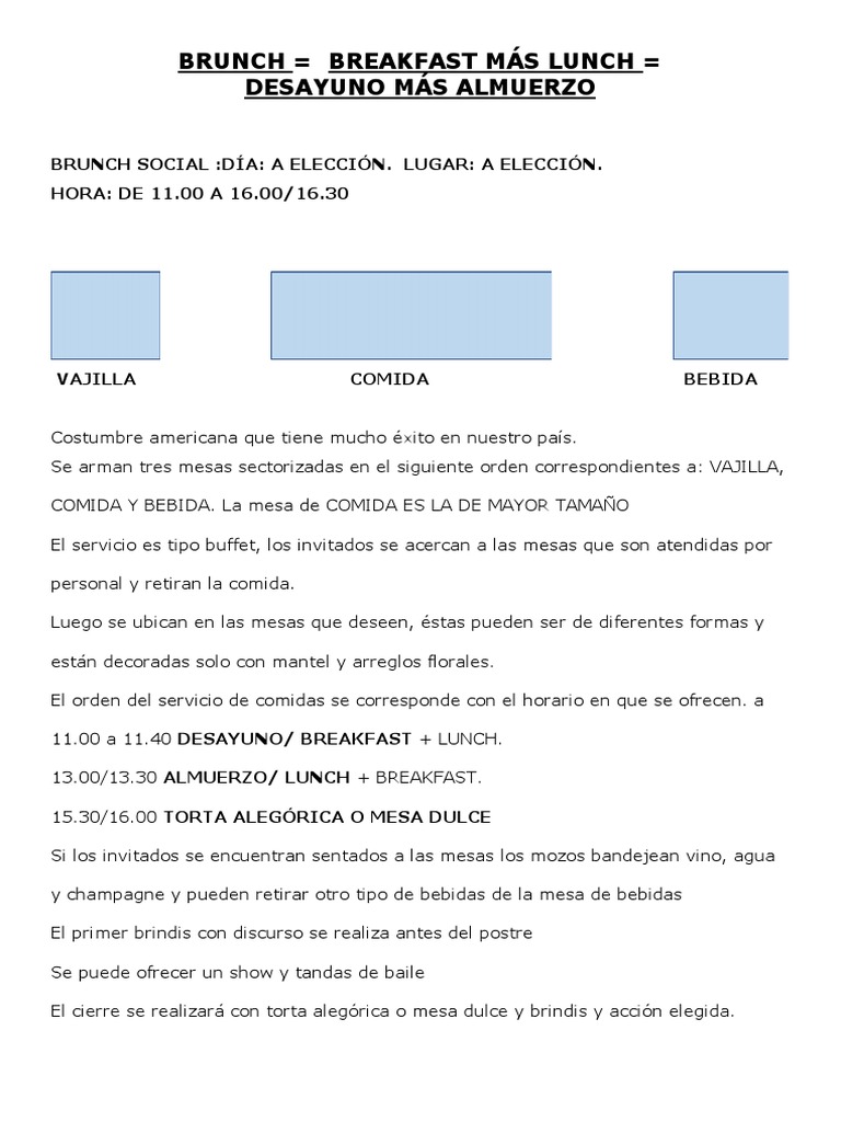 Brunch Social | PDF