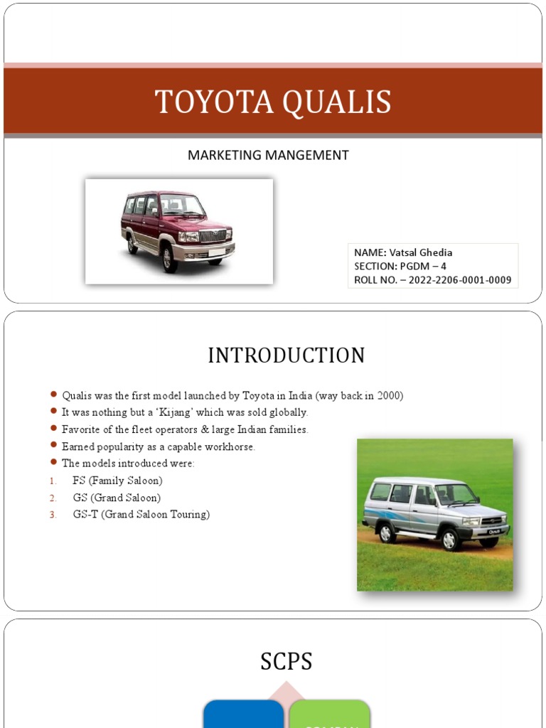 Toyota Qualis | Download Free PDF | Automotive Industry | Land Vehicles