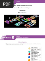 Actividad Integradora 1 - Modulo 9 - Prepa en Línea Sep | PDF ...