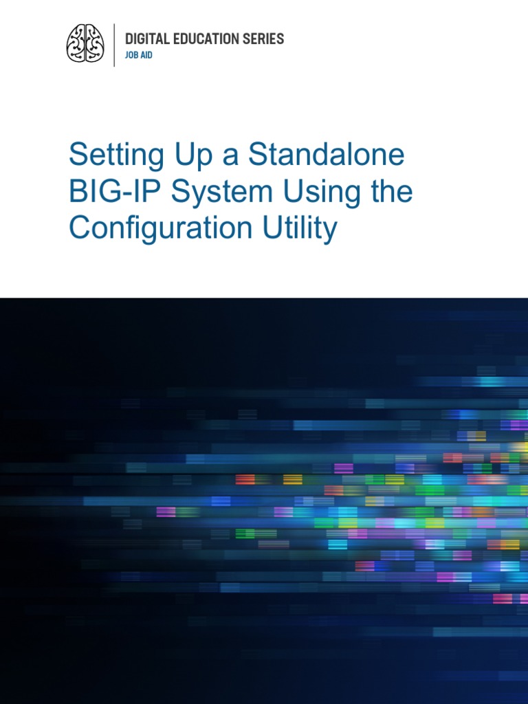 Setting Up A Standalone BIG-IP System Using The Configuration Utility | PDF | I Pv6 | Ip Address